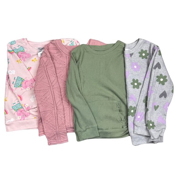 Other | 4 Piece Girls 5t Fall Winter Clothing Bundle Lot Toddler ...
